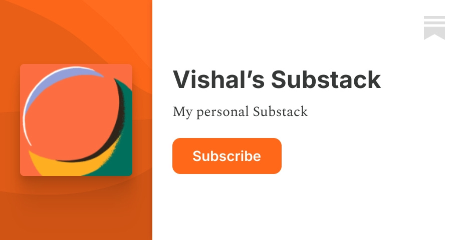 Vishal’s Substack | Vishal Joshi | Substack