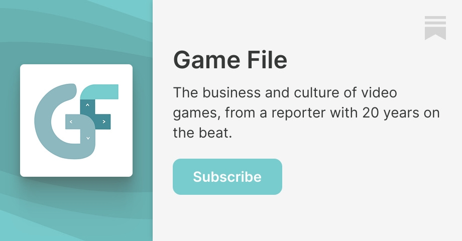 Game File | Stephen Totilo | Substack