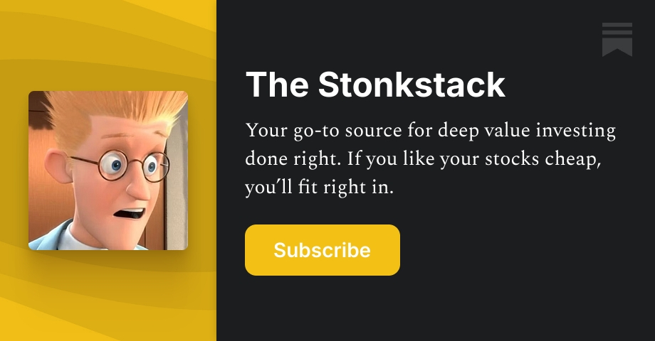 Deep Value Stonks | Stonks Value | Substack