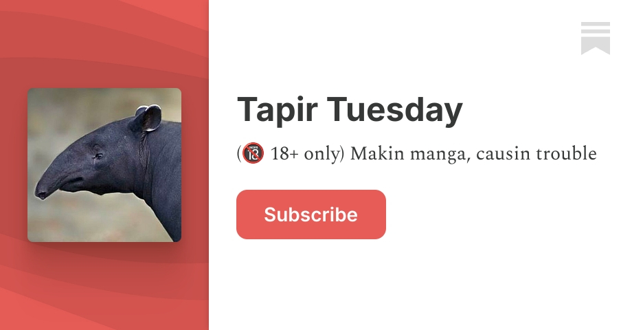 Tapir Tuesday 📚 Manga • Light Novels • Furry • Otaku Chaos | Tapirclip ...