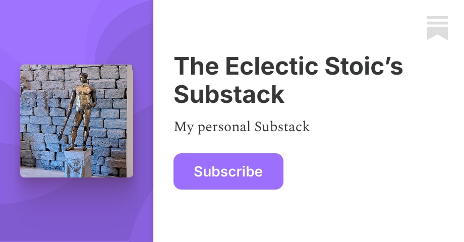 The Space in Between - The Eclectic Stoic’s Substack
