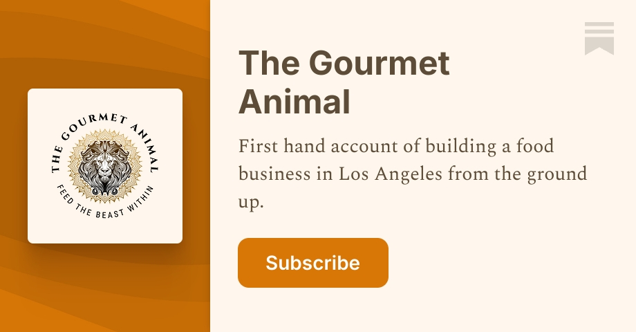 The Gourmet Animal | Chris Murray | Substack