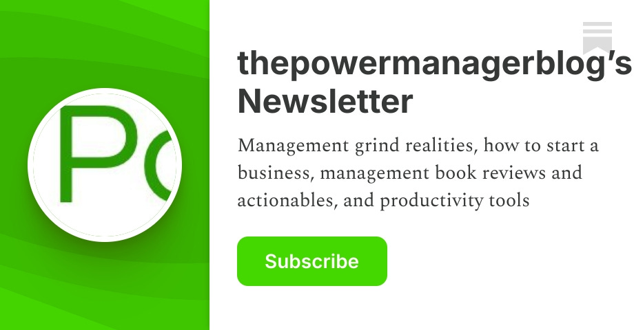 Immediate responsibilities of a Manager