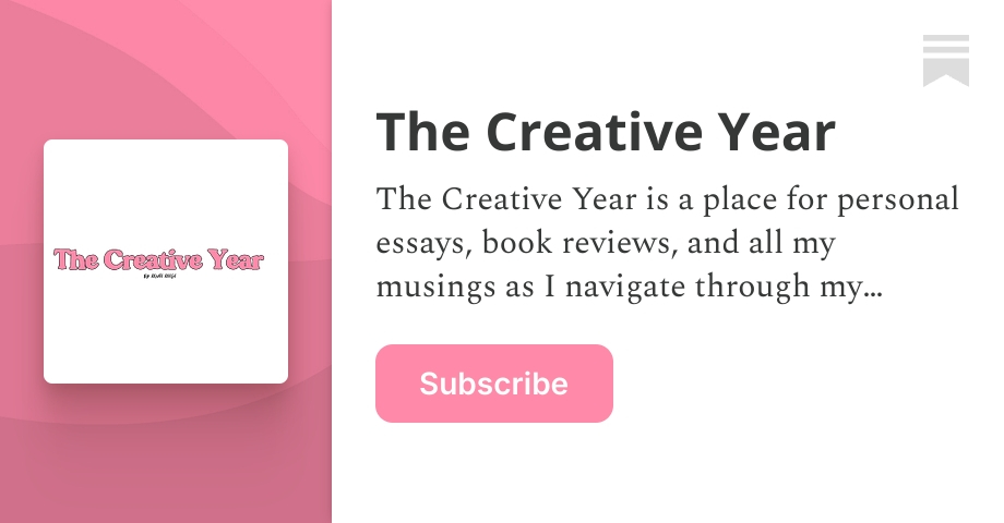 The Creative Year | Renée Reese | Substack