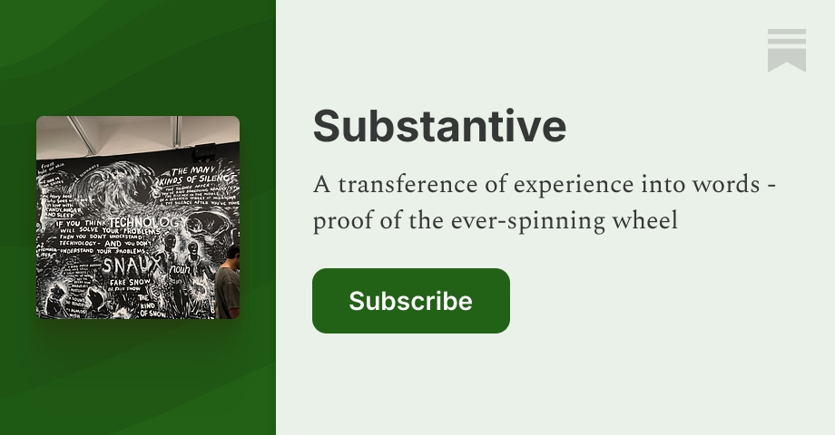 Watch the Faces - by Calvin Thompson - Substantive