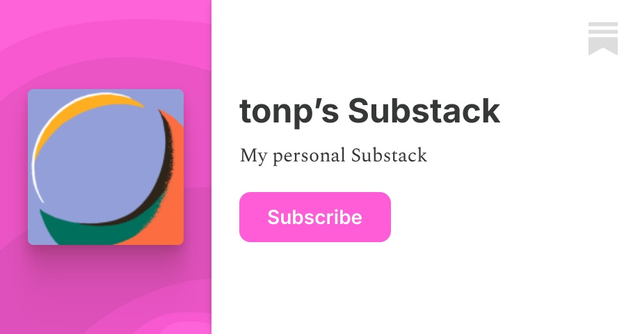 tonp’s Substack | Substack