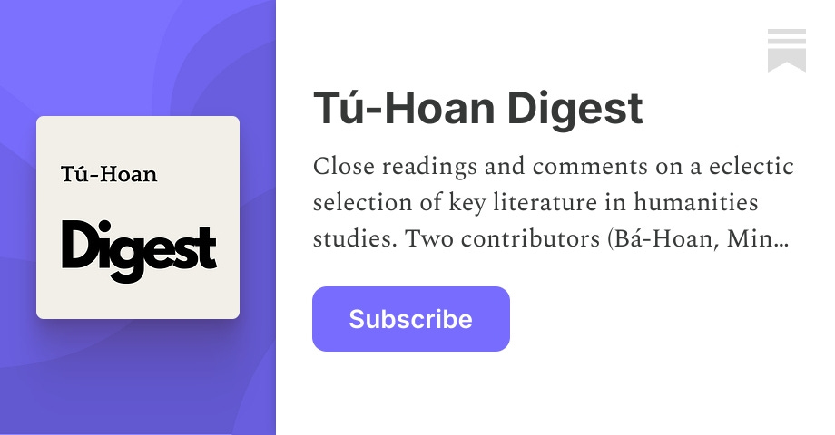Tú-Hoan Digest | Bá-Hoan | Substack