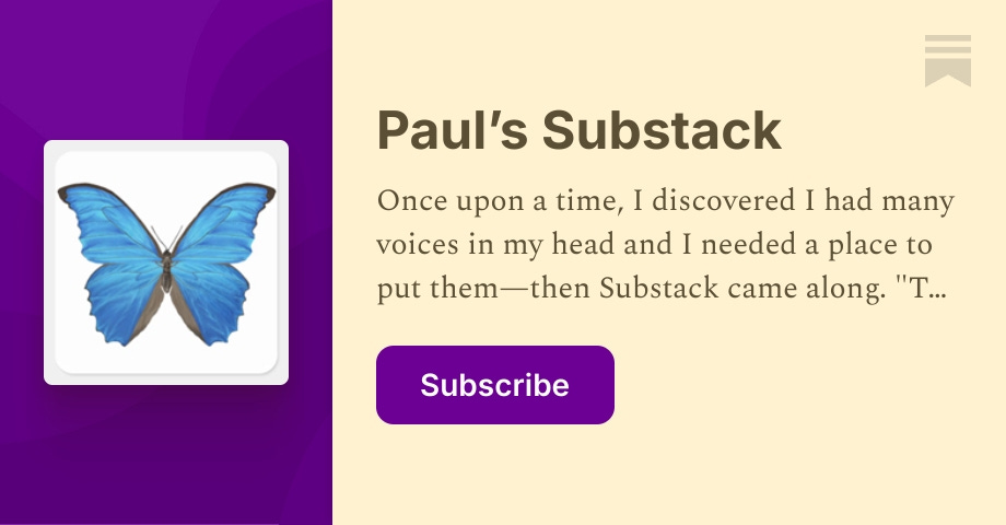 Paul’s Substack | Paul Wittenberger | Substack