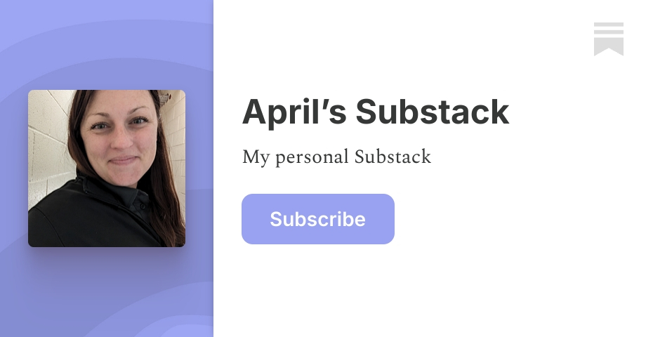 I'm on Substack! - by April Moreno, MA Sociology