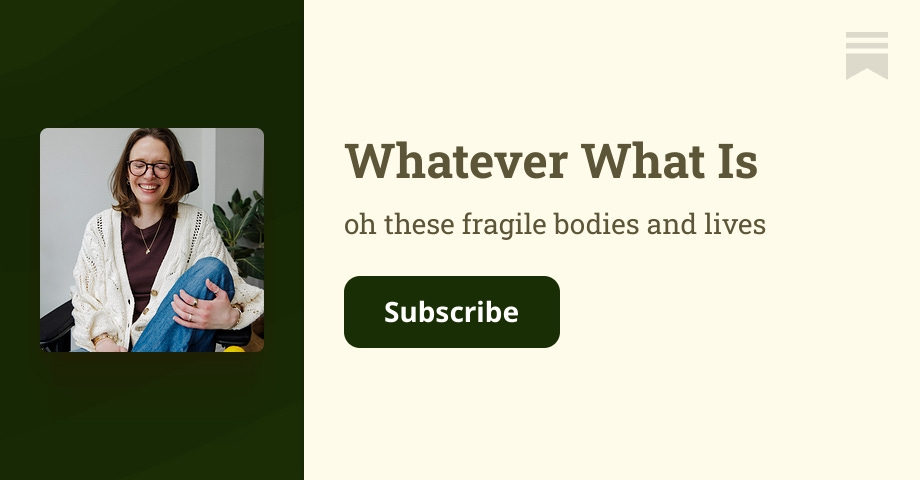 Jessica Slice writes about disability, poems, and waterfowl | Substack