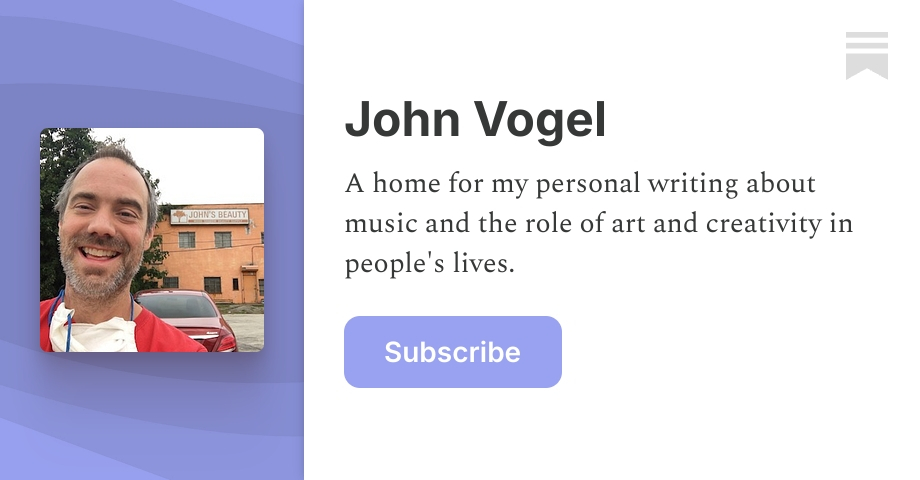 John Vogel | Substack