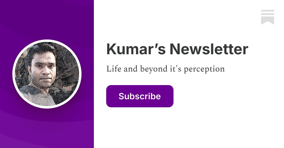 Kumar’s Newsletter | Kumar Srikant | Substack