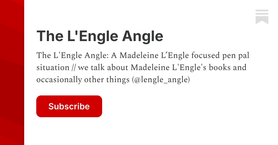 The L'Engle Angle | Katie & Carolyn | Substack
