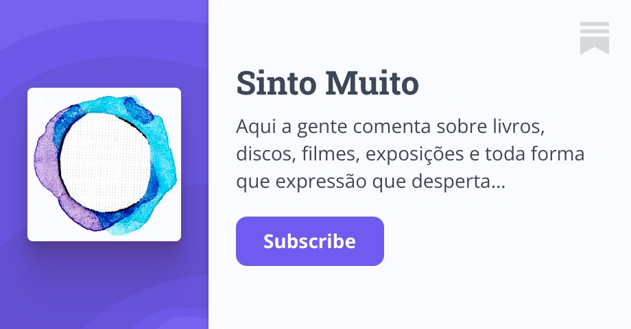 Sinto Muito | Rafael Marcon | Substack