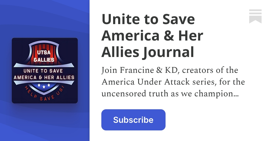Unite to Save America & Her Allies Journal | Francine, KD, & Nadine Safron | Substack