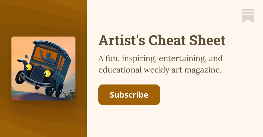 Artist's Cheat Sheet | Zoungy Kligge | Substack