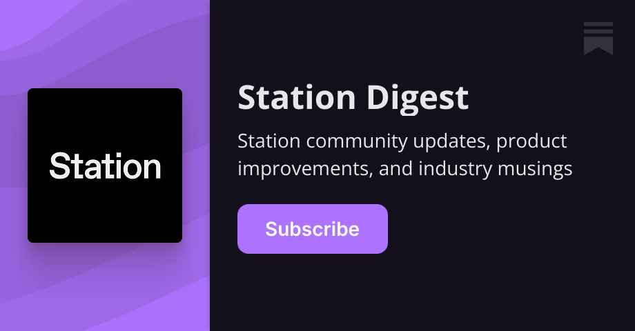 Station Digest | Station Labs | Substack