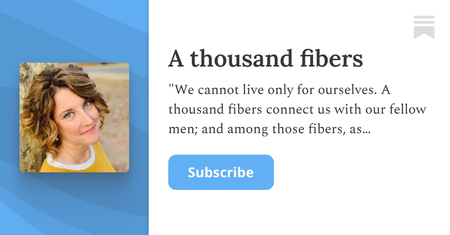 A thousand fibers | Geralyn Broder Murray | Substack
