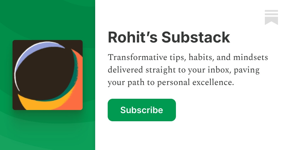 Rohit’s Substack | Rohit Mote | Substack