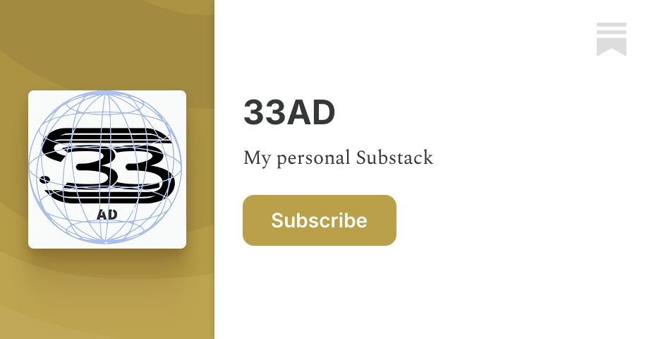 33AD | Orangutang Green | Substack