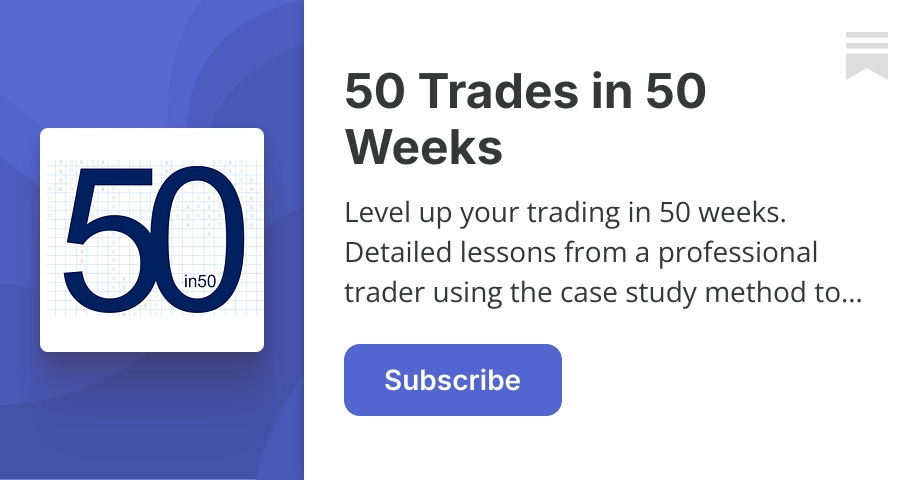 50 Trades in 50 Weeks | Brent Donnelly | Substack