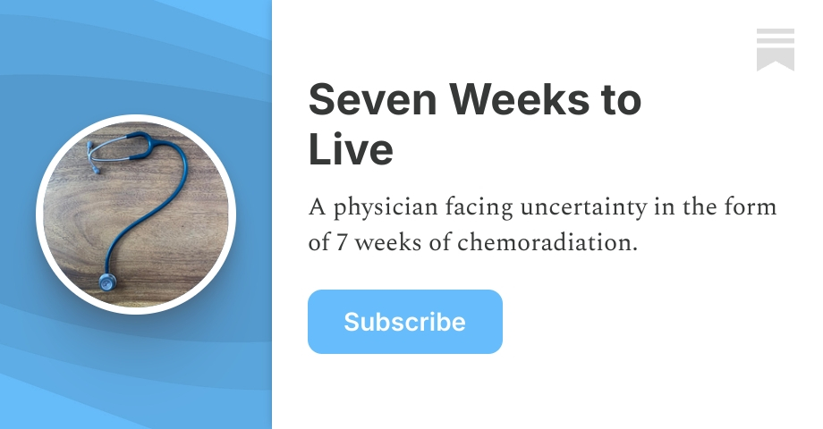 Seven Weeks to Live | Buzz Hollander MD | Substack