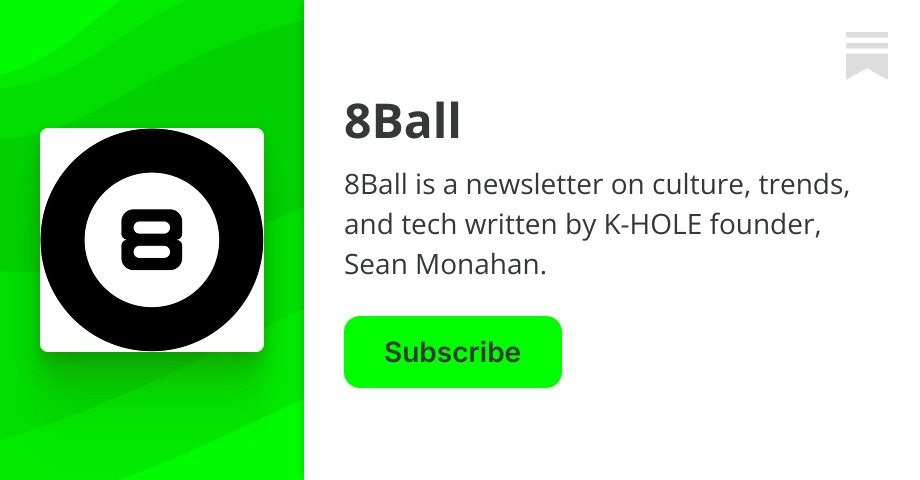 8Ball | Sean Monahan | Substack