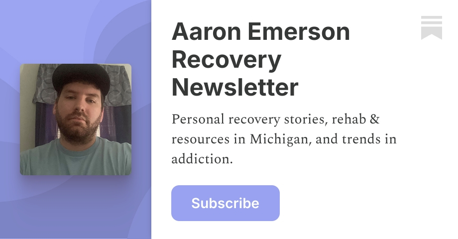 Aaron Emerson Recovery Newsletter | Substack