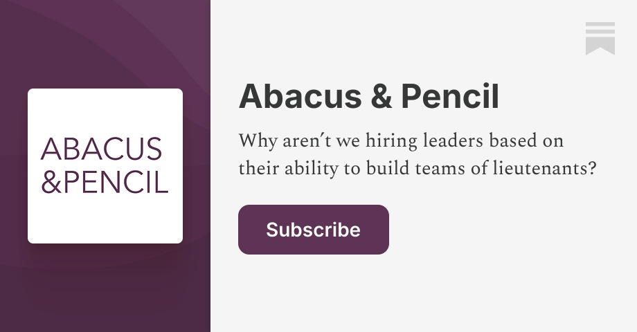 Abacus & Pencil | Mika Kasumov | Substack