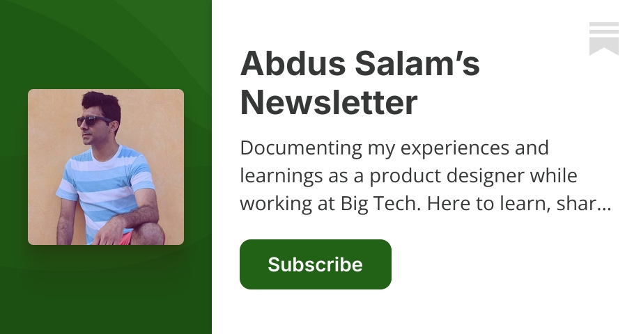 Abdus Salam’s Newsletter | Substack