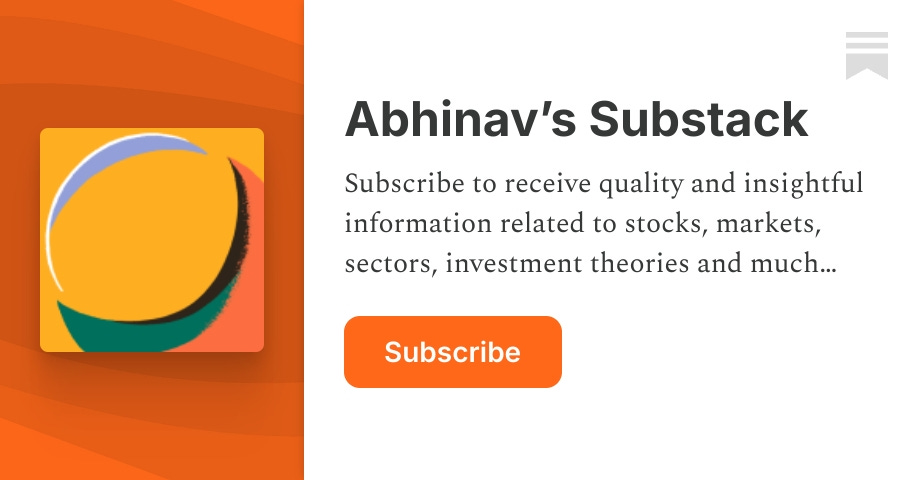 Abhinav’s Substack | Abhinav Mishra | Substack