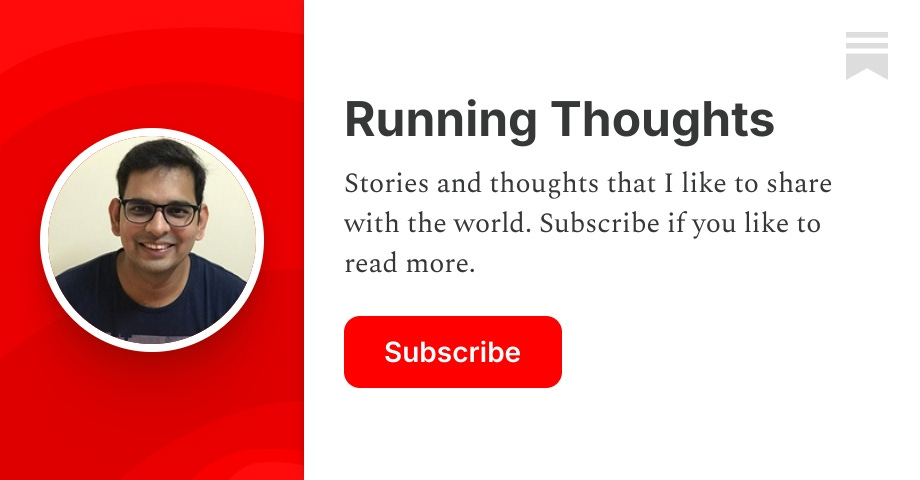 Running Thoughts | Abhinay | Substack