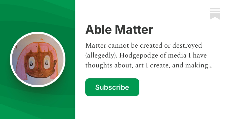 Able Matter | Jordan | Substack