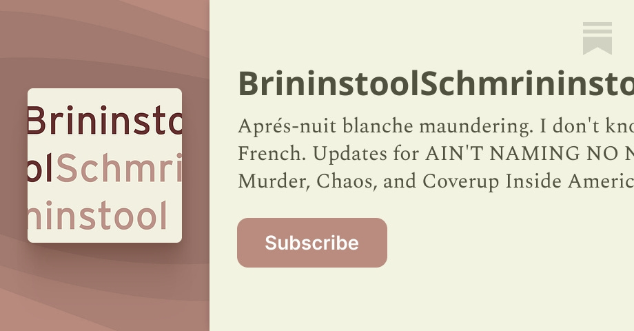 BrininstoolSchmrininstool | Andrew Brininstool | Substack