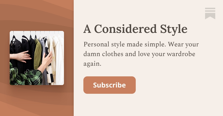 A Considered Style | Sophie | Substack