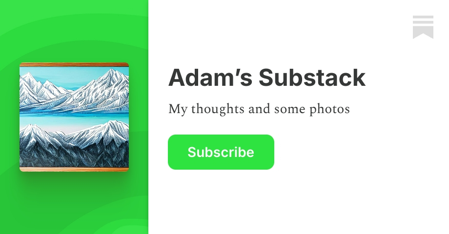 Adam’s Substack | Adam Dean | Substack