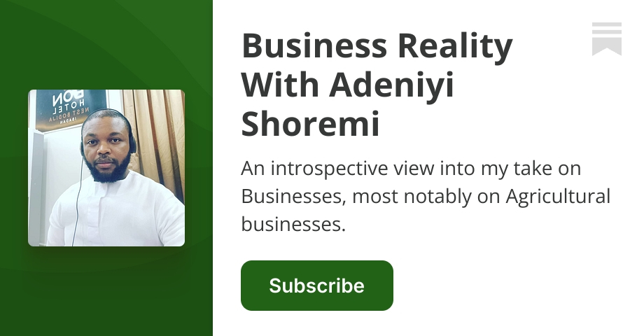 Business Reality With Adeniyi Shoremi | Substack