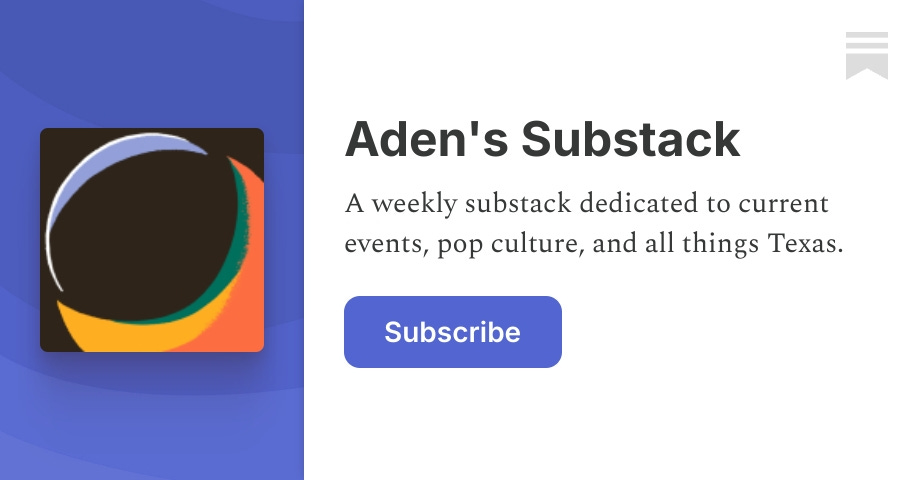 Aden's Substack | Aden Ramsey | Substack