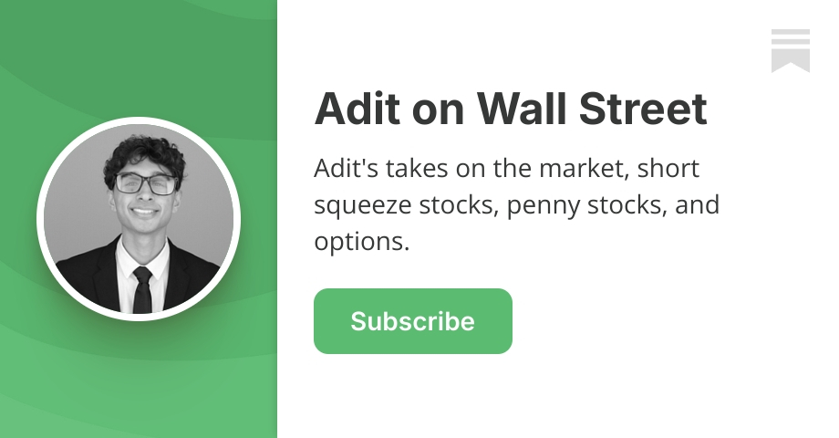 Adit on Wall Street | Adit Dayal | Substack
