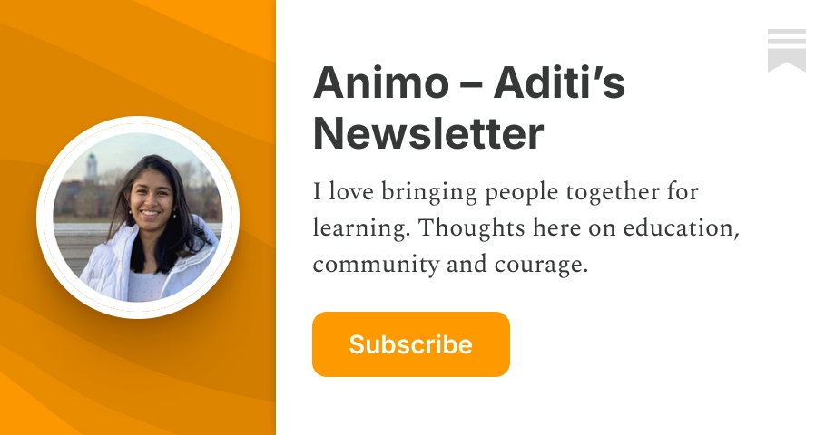 Animo – Aditi’s Newsletter | Aditi Parekh | Substack