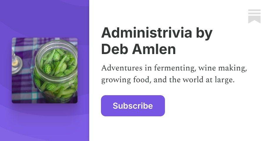 Administrivia by Deb Amlen | Substack