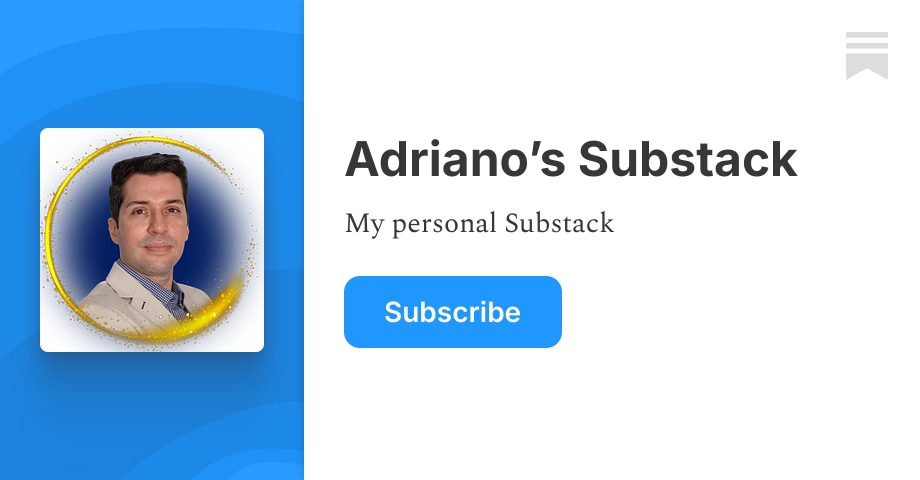 Adriano’s Substack | Adriano Felix | Substack