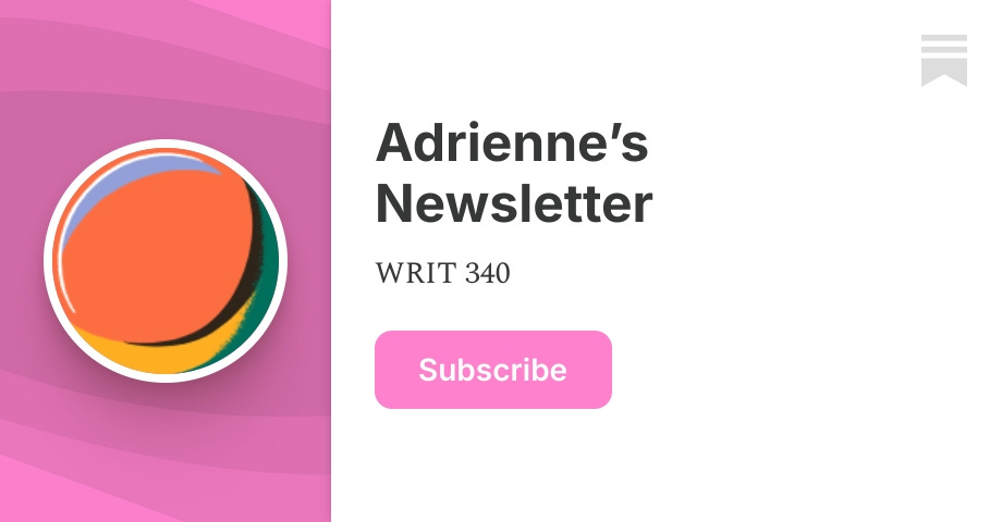 Adrienne’s Newsletter | Adrienne Gao | Substack