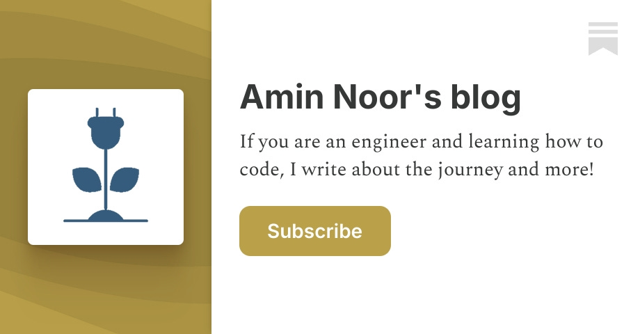 Amin Noor's blog | Substack