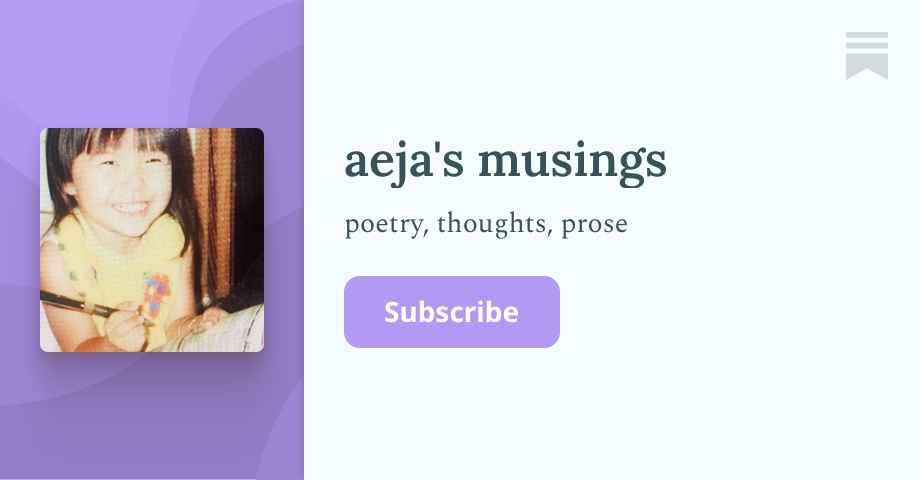aeja's musings | Substack