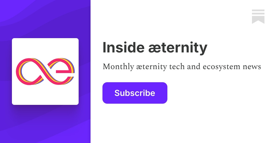 Inside æternity | æternity foundation | Substack
