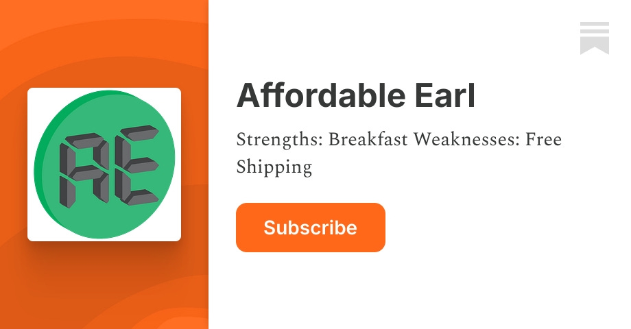 Affordable Earl | Substack