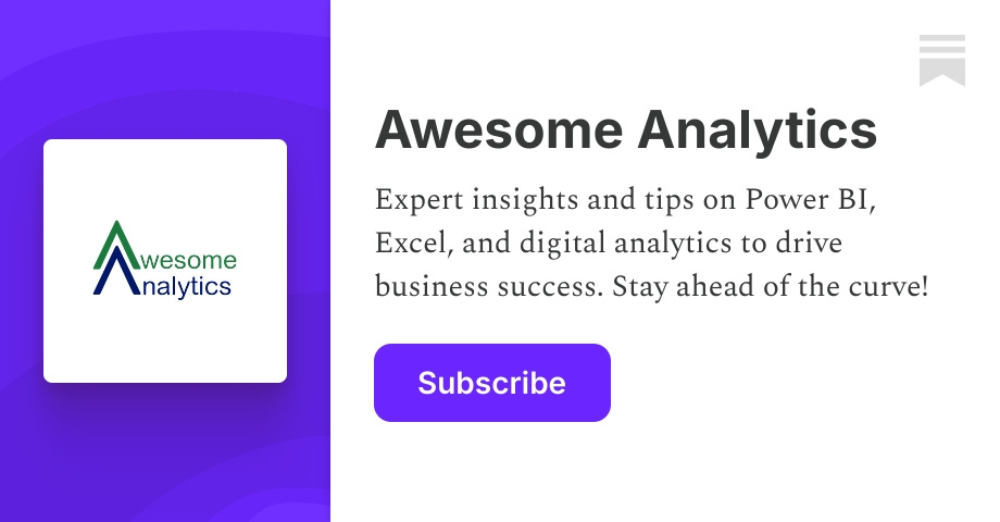 Awesome Analytics | A Founder's View | Substack