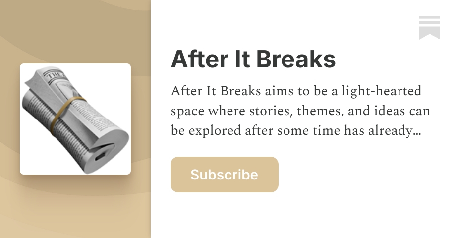 After It Breaks | Darryl Leung | Substack