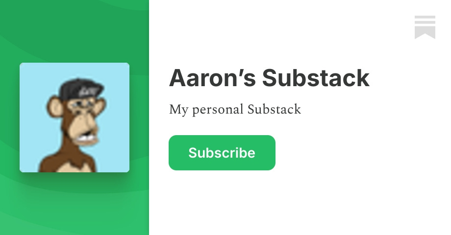 Aaron’s Substack | Aaron Lloyd Barr | Substack